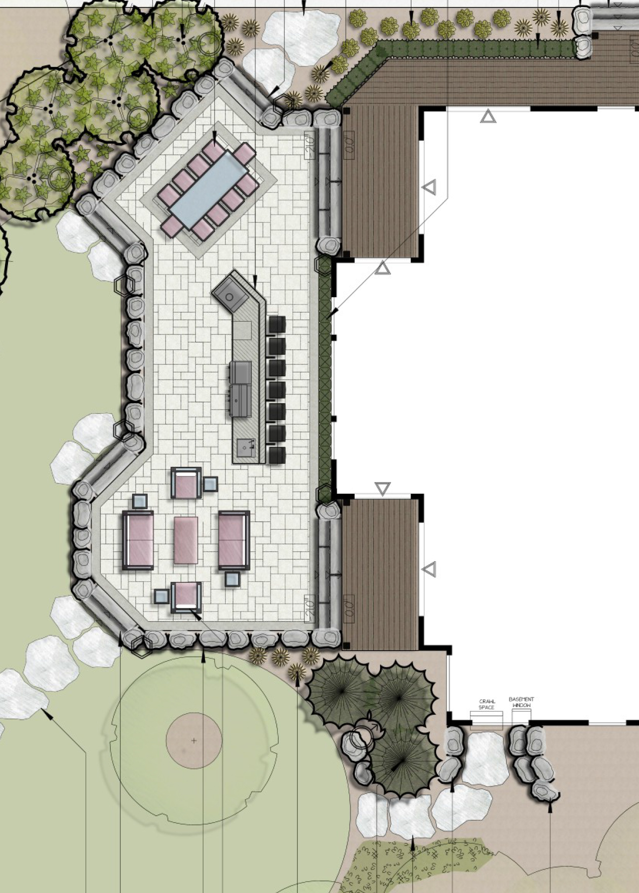 Color Landscape Design Plans