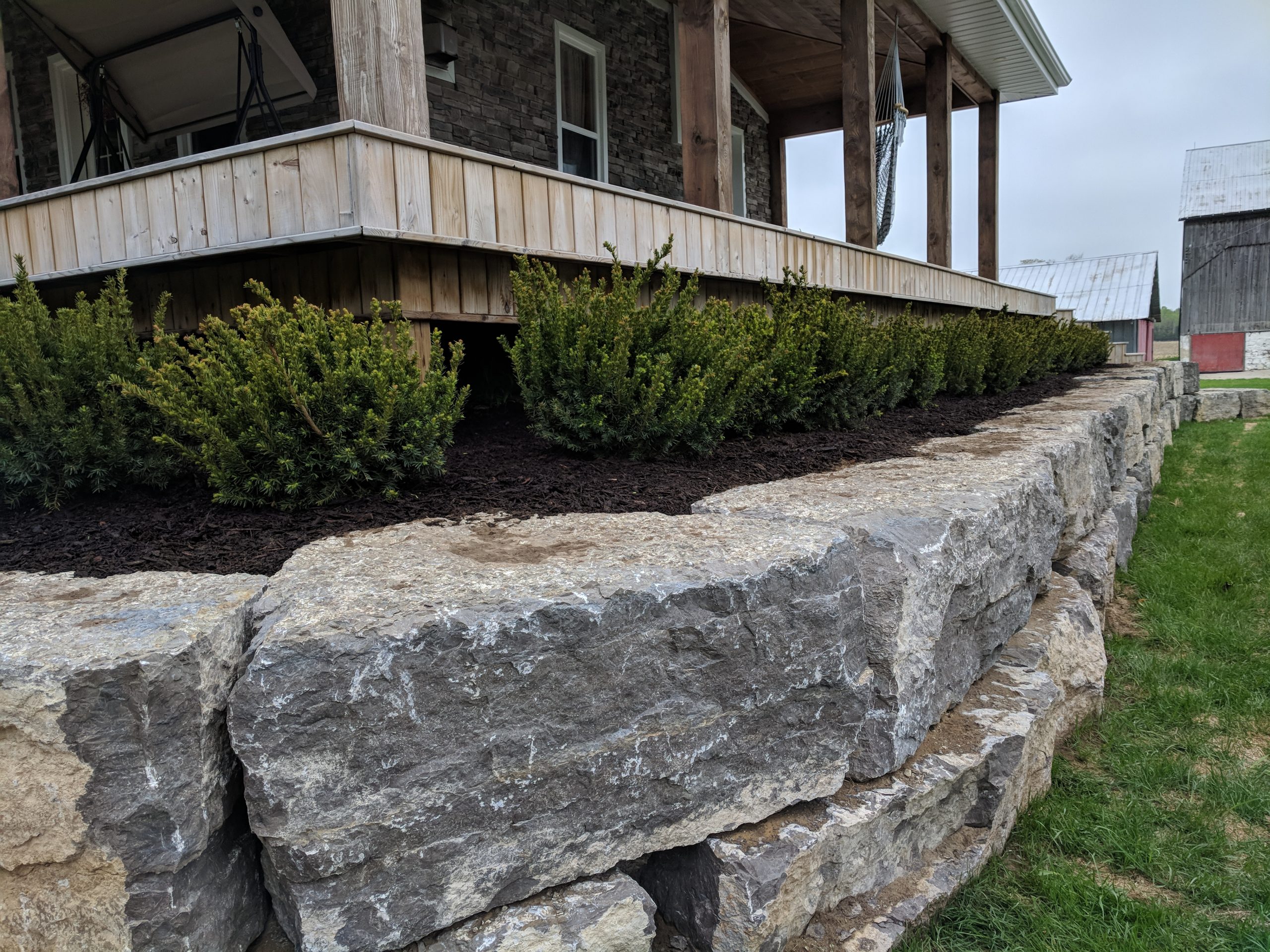 Sauble Beach Rock Wall – Neerhof Landscapes Inc.